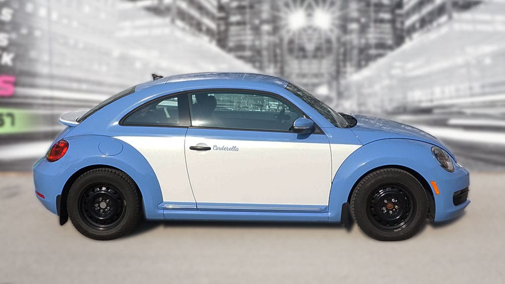 Cool Volkswagen Beetle 2015 Disney's Cinderella Themed Wrap